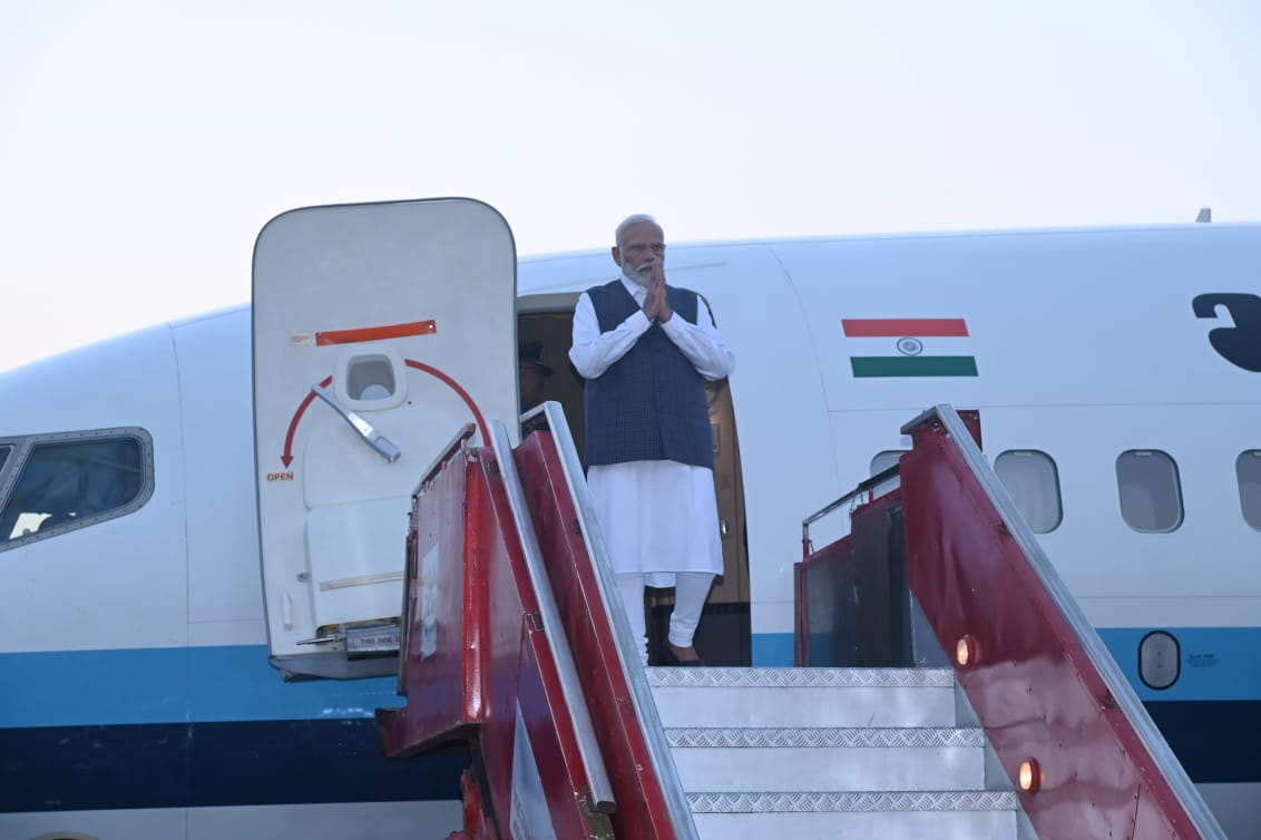 PM MODI ARRIVES IN GOA – Department of Information and Publicity